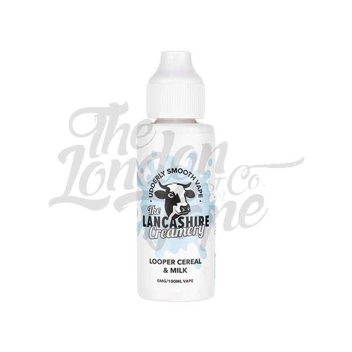 Looper Cereal & Milk Shortfill E-liquid by The Lancashire Creamery 100ml
